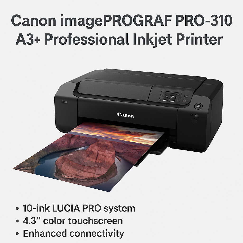 Canon imagePROGRAF PRO-310 A3+ Professional Inkjet Printer – Expert Re