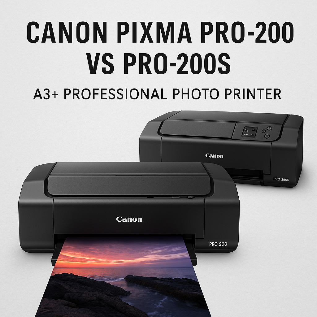 Comparison: Canon PIXMA PRO-200 vs. PRO-200S A3+ Photo Printer