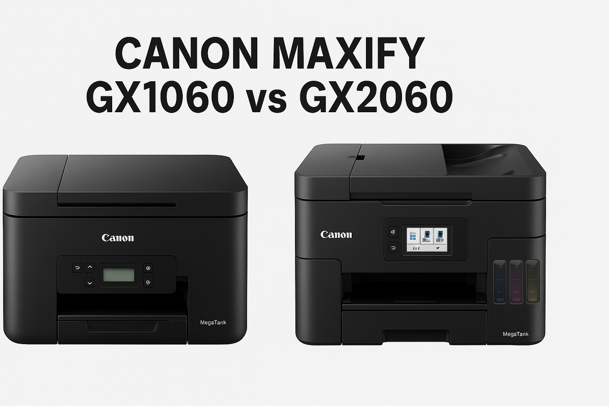 Canon MAXIFY GX1060 vs GX2060 — MegaTank Office Printers Compared