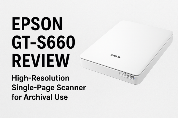 Epson GT-S660 Photo Scanner Review: Japan Model with USB 3.0