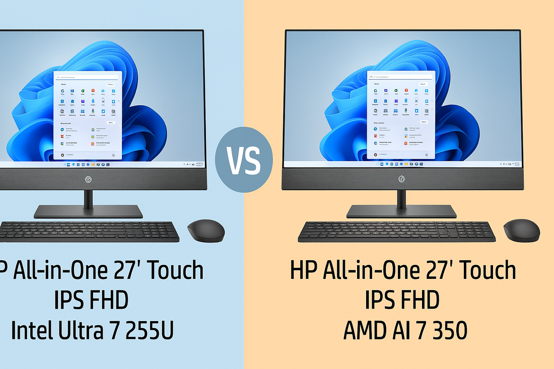 HP 27” AIO PC Comparison: Intel Ultra 7 255U vs Ryzen AI 7 350 | OzToner.au