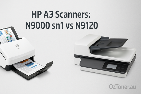 HP ScanJet N9000 sn1 vs HP N9120 – Best A3 Document Scanner Comparison