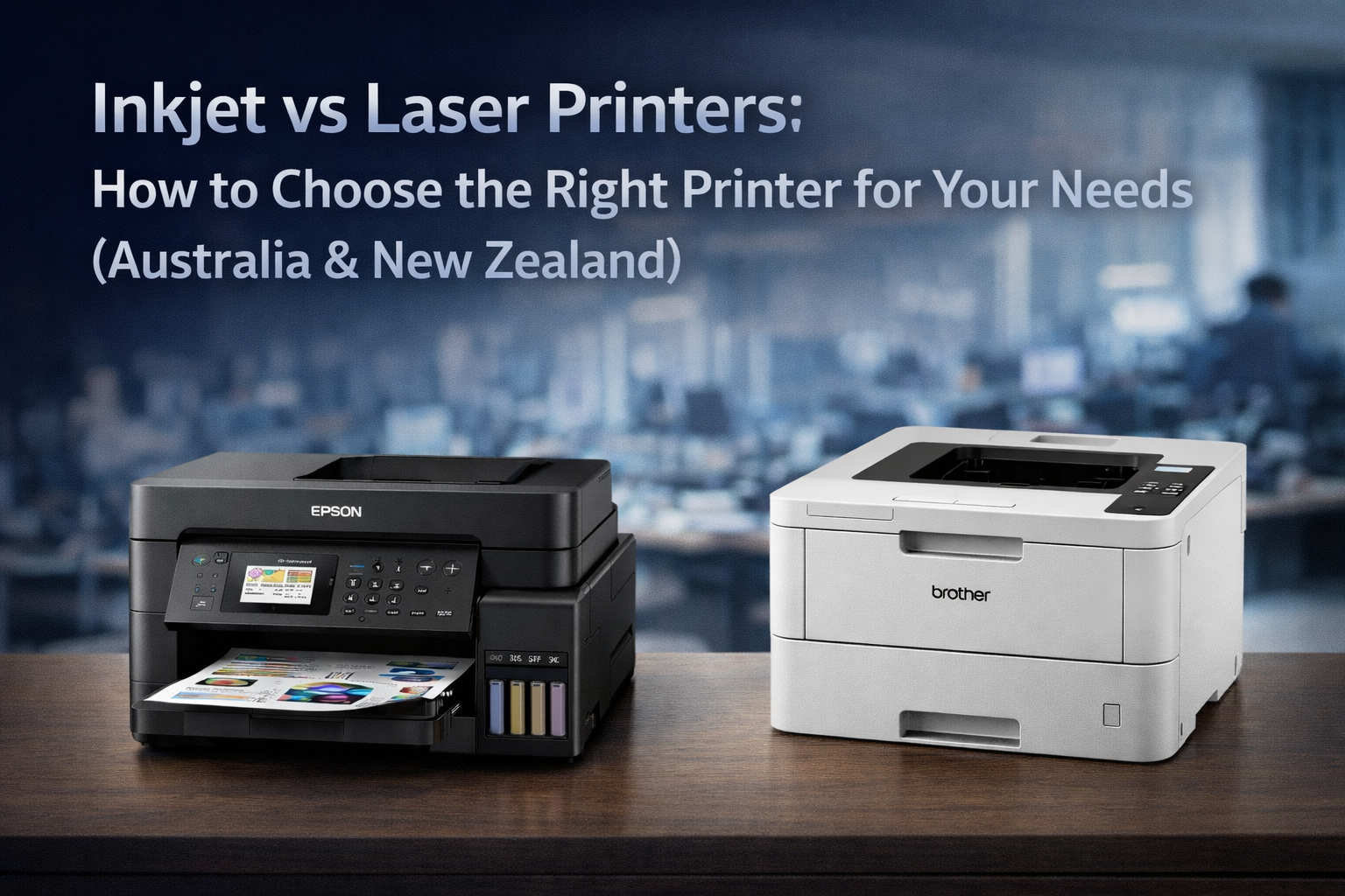 Inkjet vs Laser Printers: How to Choose the Right Printer | AU & NZ