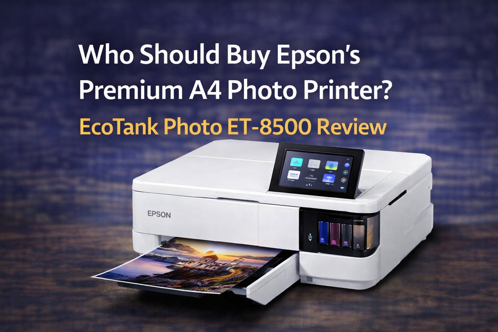 Epson EcoTank Photo ET-8500 A4 Review | 6-Ink Supertank Photo Printer