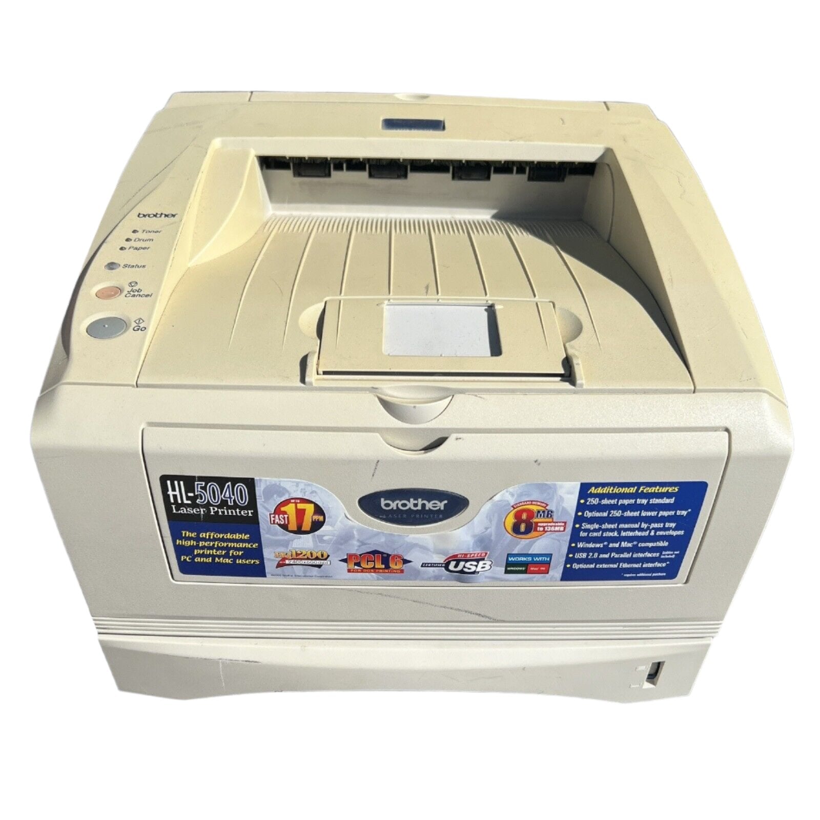Ex-Display Brother HL-5040 A4 Mono Laser Printer TN7600 | "As New ...