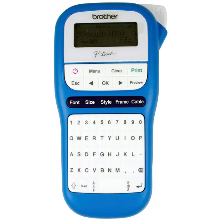 Brother P-Touch PT-H110 Hand Held Label Maker 3.5mm-12mm TZE - TAPE ...