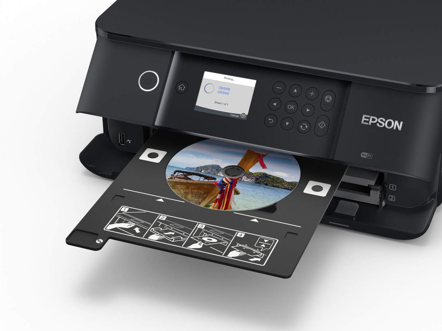 EPSON Expression Premium XP-6100 A4 MFP Printer #202 Ink (UK Version)
