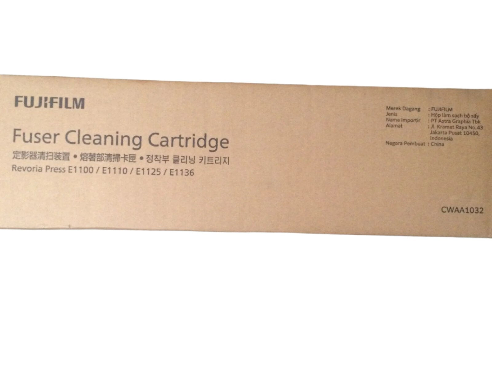 Genuine Fujifilm CWAA1032 Fuser Cleaning Cartridge for Revoria Press ...