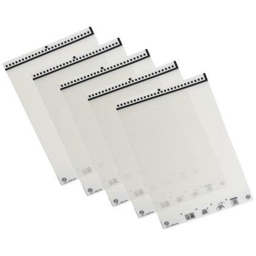 5x Pack Fujitsu Scanner A4 Document Plastic Carrier Sheet Transparent