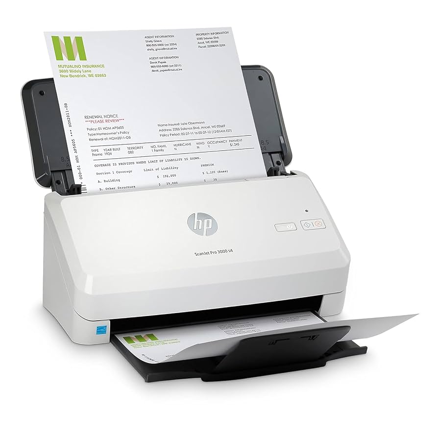 HP Scanjet Pro 3000 A4 Sheet-Fed Document Scanner 40PPM 50 Page[6FW07A]