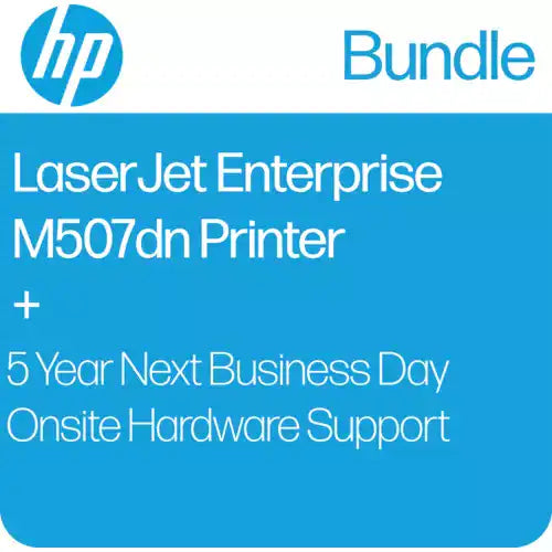HP LaserJet Enterprise M507dn A4 Mono Laser Printer+5-Year NBD Wty [1P