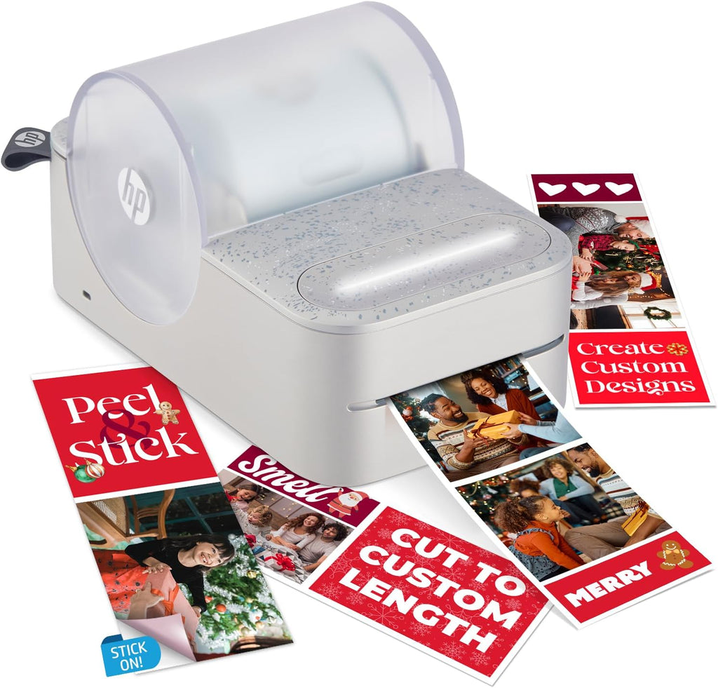 HP Sprocket Panorama Instant Portable Color Label & Photo Printer (Grey ...