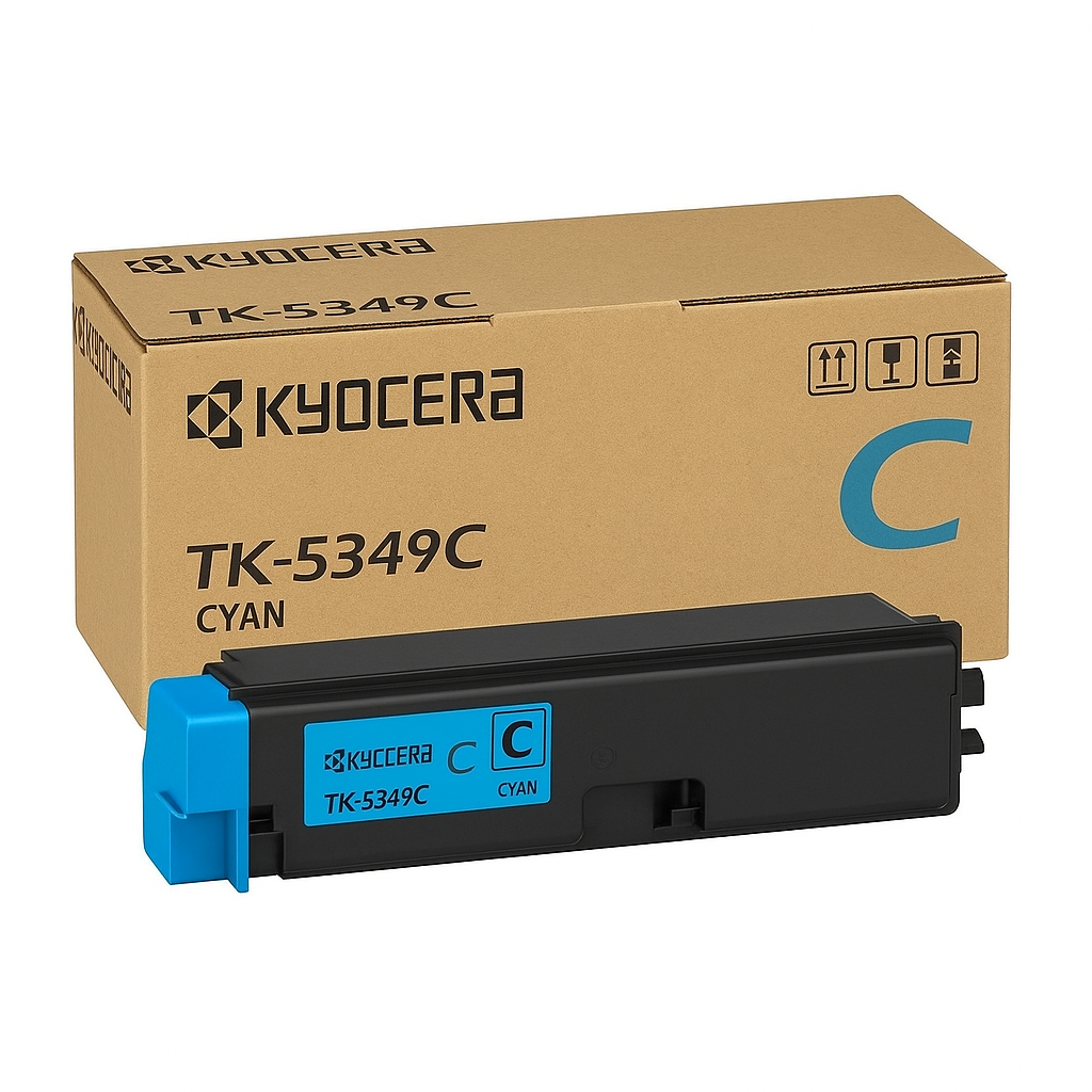 Genuine Kyocera TK-5349C Cyan Toner Cartridge for TASKalfa 352ci Printer