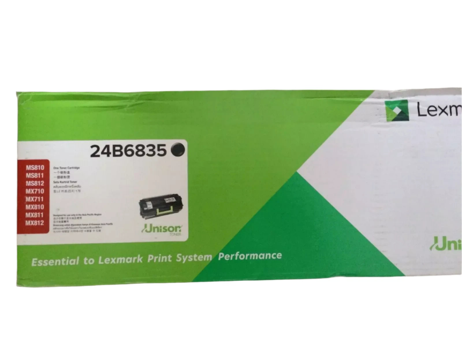 Genuine Lexmark 24B6835 BLACK Extra High Yield Toner 45K | MS810 MS811 ...