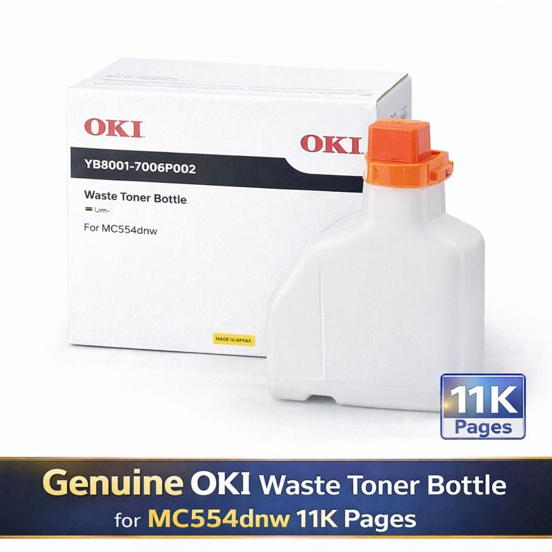 Genuine OKI Waste Toner Bottle MC554dnw 11K Pages | OzToner.au