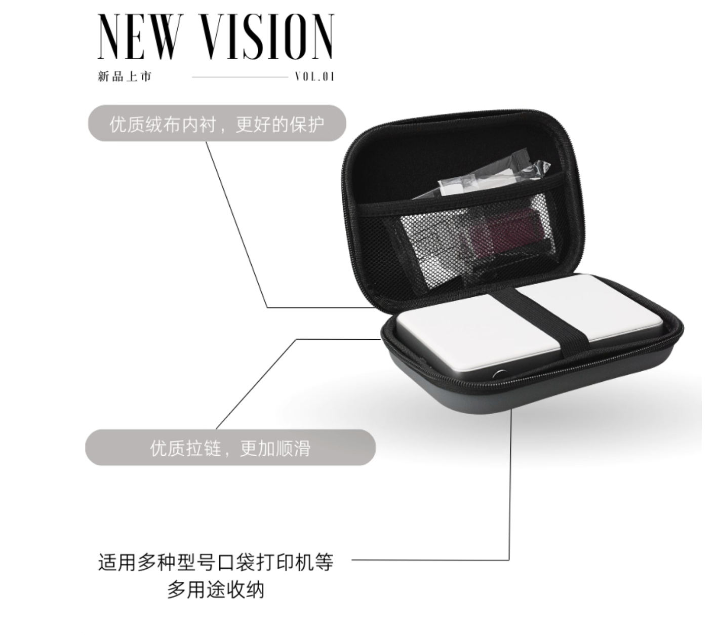 HP Sprocket Select 2.3x3.4" Portable Instant Photo Printer+20x Zink ...