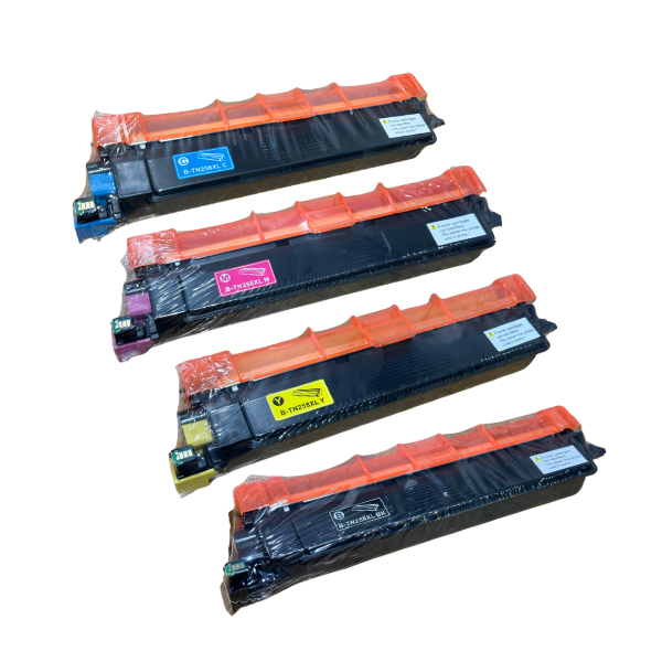 Bundle: 4x Pack Premium Compatible Brother TN-258XL-C/M/Y/K Toner ...