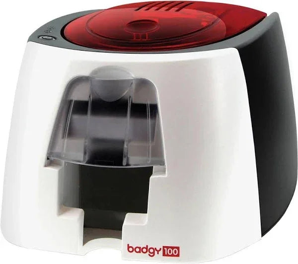 Plastic ID Card Printer Badgy 100 Color & Complete Supplies Package ...