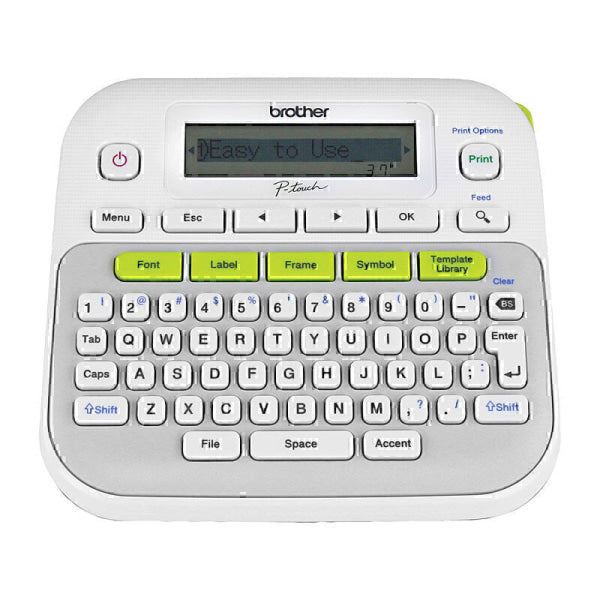 Brother P-Touch PT-D210 Label Maker Thermal Desktop Labeller 3.5mm-12m