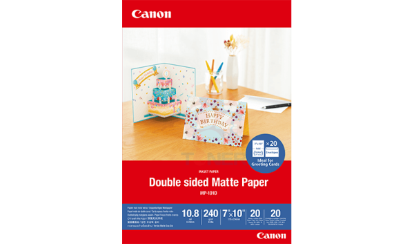Canon Double-sided Matte Greeting Card - Ideal for Crafts ...