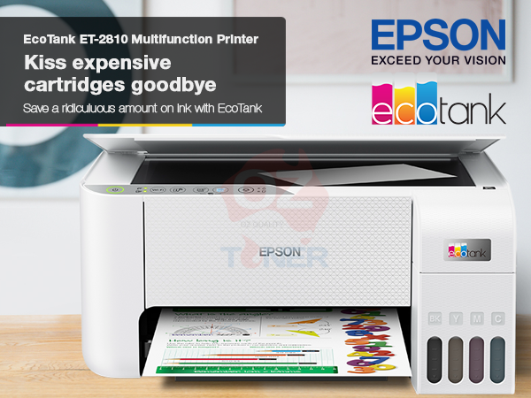 Epson EcoTank ET-2810 Multi-function Printer: Cartridge-Free Printing ...