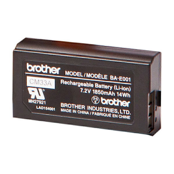 Genuine Brother BA-E001 Rechargeable Li-ion Battery Pack for PT Label ...