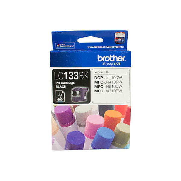 Genuine Brother LC133BK Black Ink Cartridge for MFC-J6520dw MFC-J6720d