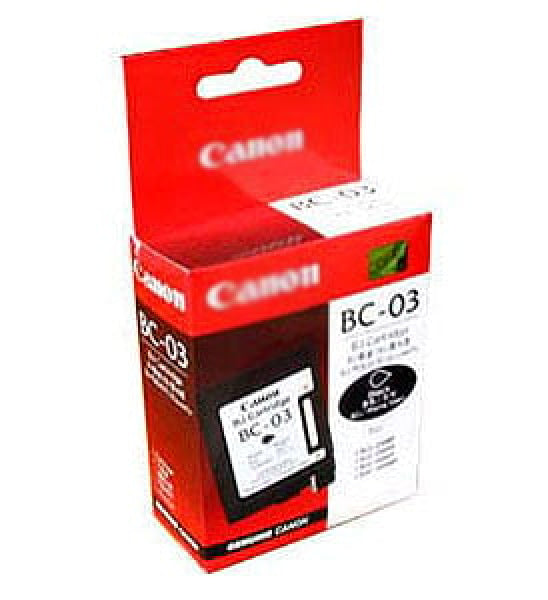Genuine Canon BC-03 Black Ink Cartridge (600 pages)