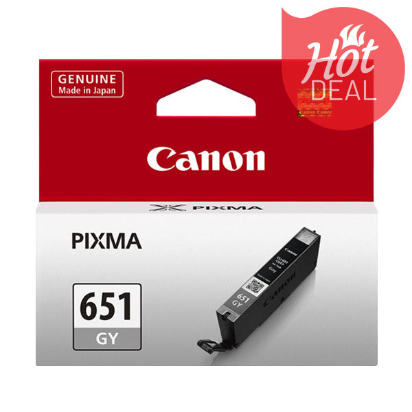 Genuine Canon CLI651 Grey Ink Cartridge for IP8760/MG6360/MG7160/MG756