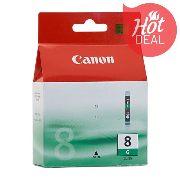 Genuine Canon CLI8G GREEN Ink Cartridge for MP960 MP970 Pro9000 (52p)