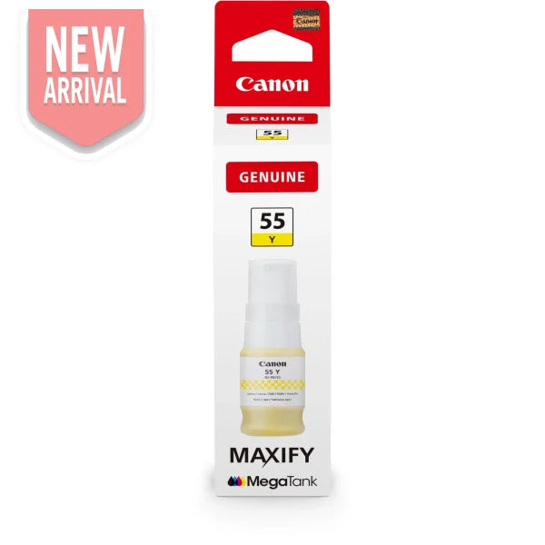 Genuine Canon GI-55Y Yellow Ink Bottle | 3,000 Pages Duty Cycle ...