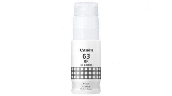 Genuine Canon GI63 Black Ink Bottle for PIXMA G660 (3.7K) [GI63BK ...