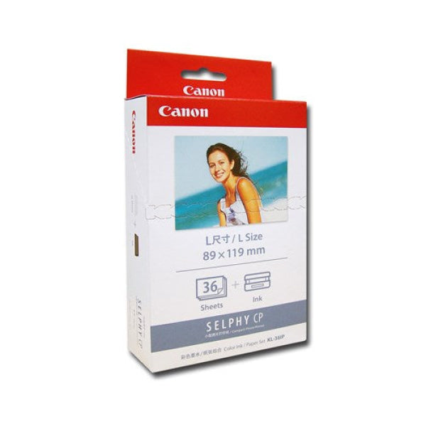 Genuine Canon KL-36IP Ink/Paper Pack to Suit SELPHY CP1500 CP1300 CP12