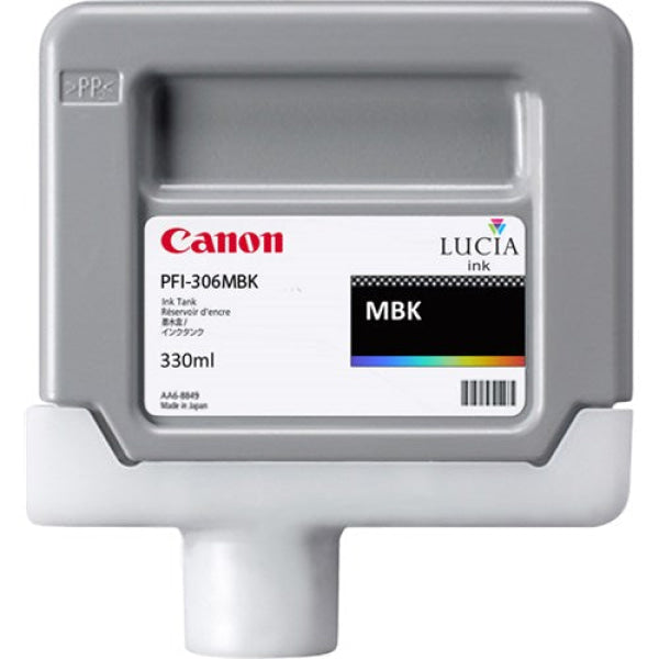 Genuine Canon PFI-306MBK MATTE BLACK Ink Cartridge for iPF8300, iPF830
