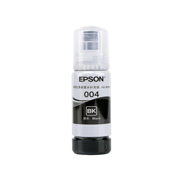 Genuine Epson 004 Black EcoTank Ink Bottle for L1110 L1118 L3100