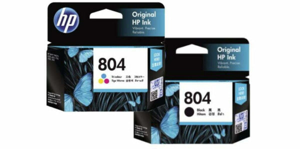 Genuine HP #804 Black+Colour Ink Set for ENVY Inspire & Tango X ...