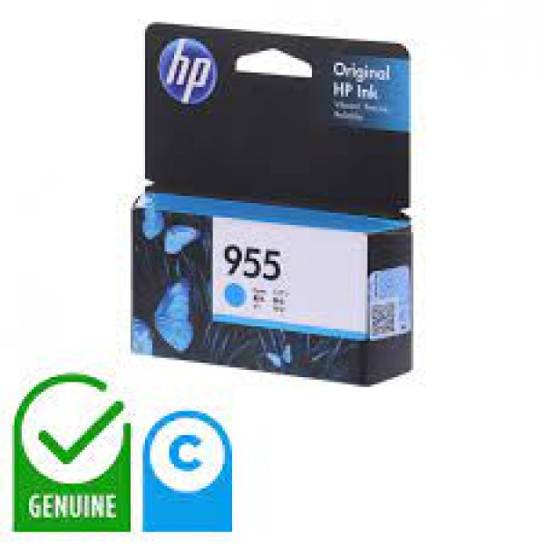 Genuine HP #955C CYAN Ink Cartridge 700 Pages [L0S51AA] | OzToner.au