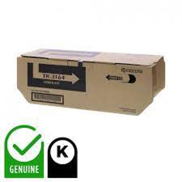 Genuine Kyocera TK-3164 BLACK Toner Cartridge for P3045dn/P3145dn/M3645