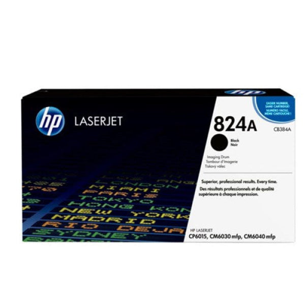 HP CB384A BLACK Drum for LaserJet CP6015x CP6015n CP6015xh #824A (35K)