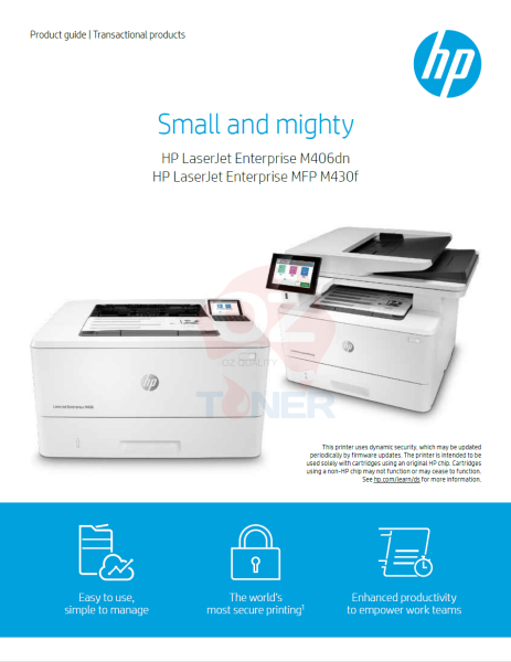 HP LaserJet Enterprise M430f Printer - Print/Copy/Scan/FAX/42PPM ...