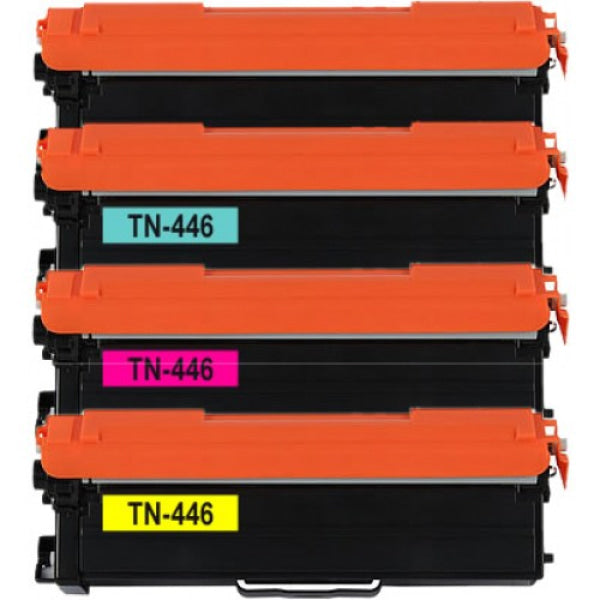 4x Pack CT Premium Compatible Brother TN446 Toner Set C/M/Y/K High ...