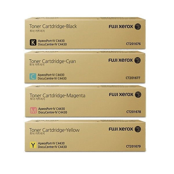 Genuine Fuji Xerox DocuCentre IV C4430 Toner Cartridge Set | Reliable ...