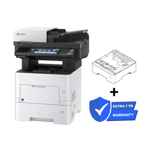 Kyocera M3655IDN Printer Bundle: Multi-function Printer + Extra Paper Tray